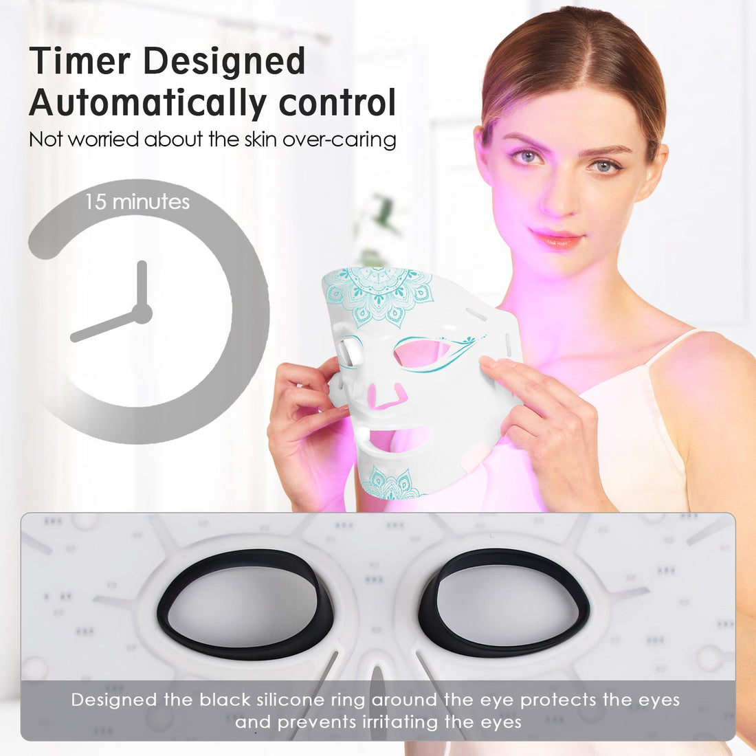 4 Best LED Silicone Face Masks 2022 | At-home Light Therapy Mask – kingdo
